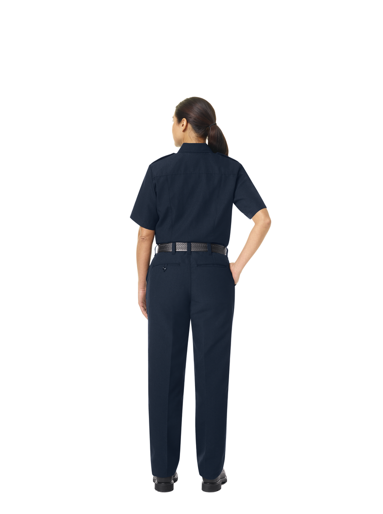 WORKRITE WOMEN'S CLASSIC SHORT SLEEVE FIRE CHIEF SHIRT - MIDNIGHT NAVY ...